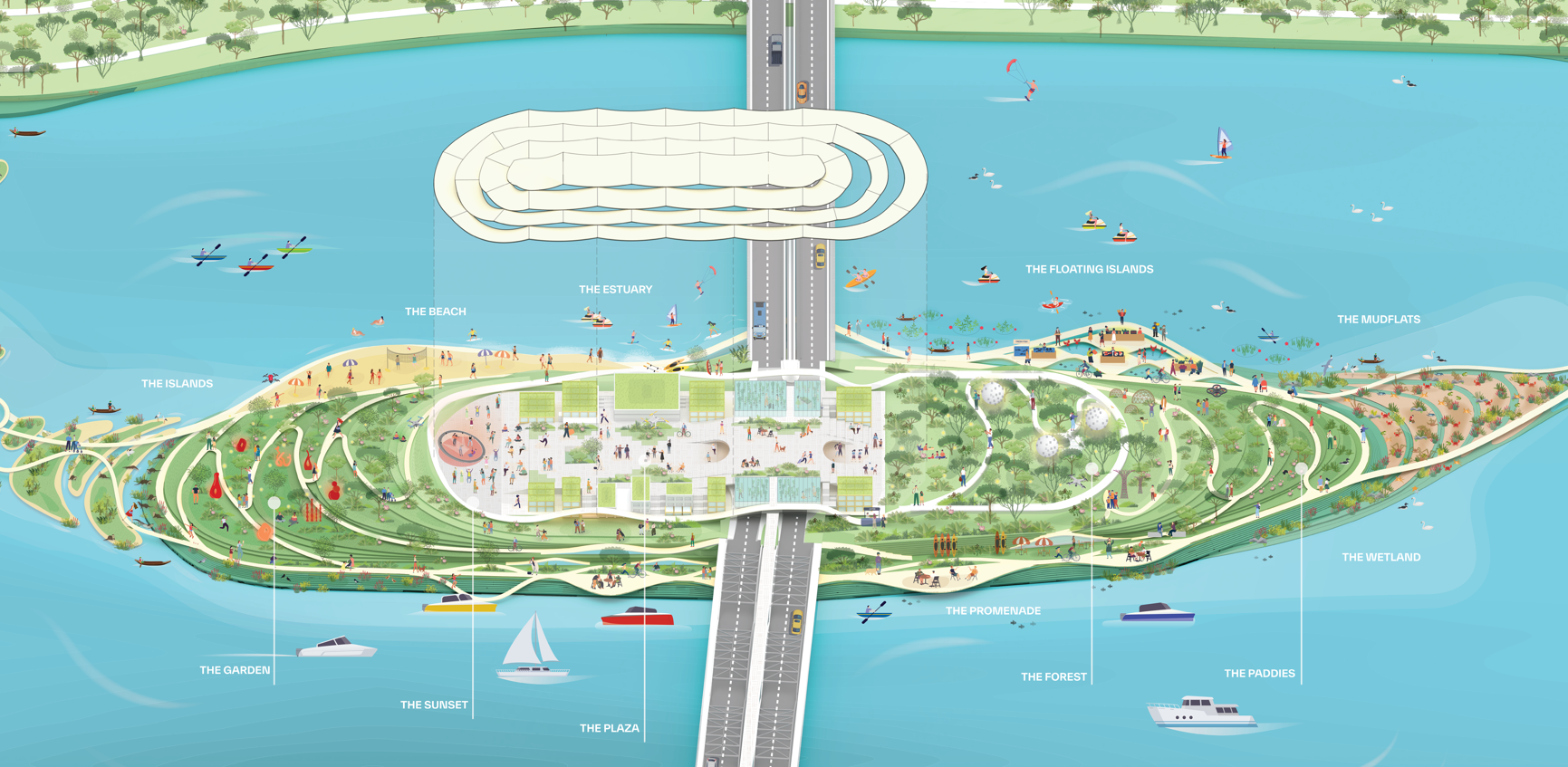 서울시의 디자인 공모 살펴보기 ① 7인의 건축가, 미래의 노들섬을 그려내다 – 마실와이드_MasilWIDE